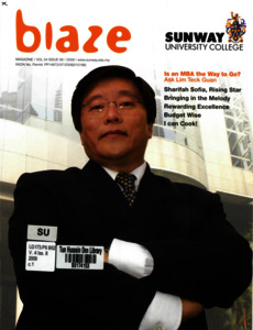 Blaze; Volume 4 Issue 8 (2009) - Sunway Education E-Archive
